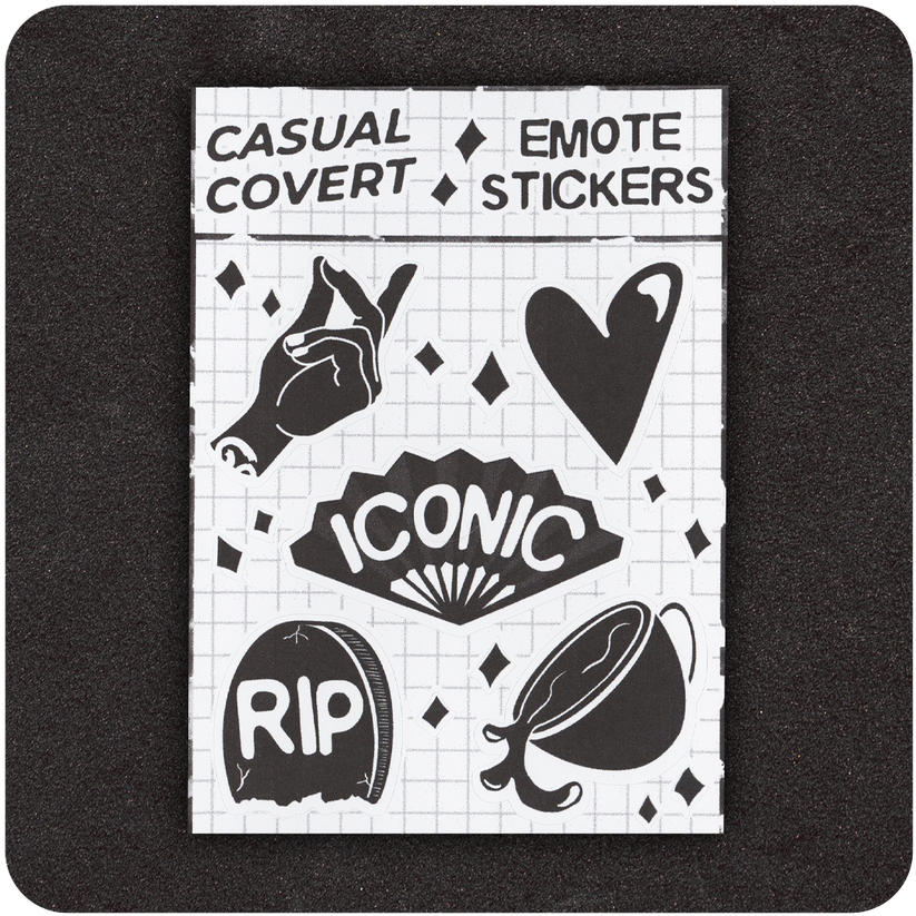 Twitch Emote Sticker Sheet – Casual Covert